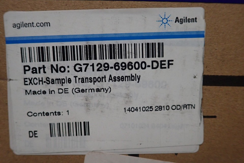 Agilent Technologies G7129-69600 / G7129-60060 Sample Transport ...