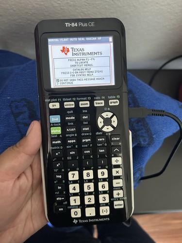 Texas Instruments TI-84 Plus Ce Graphing Calculator Black/White with ...