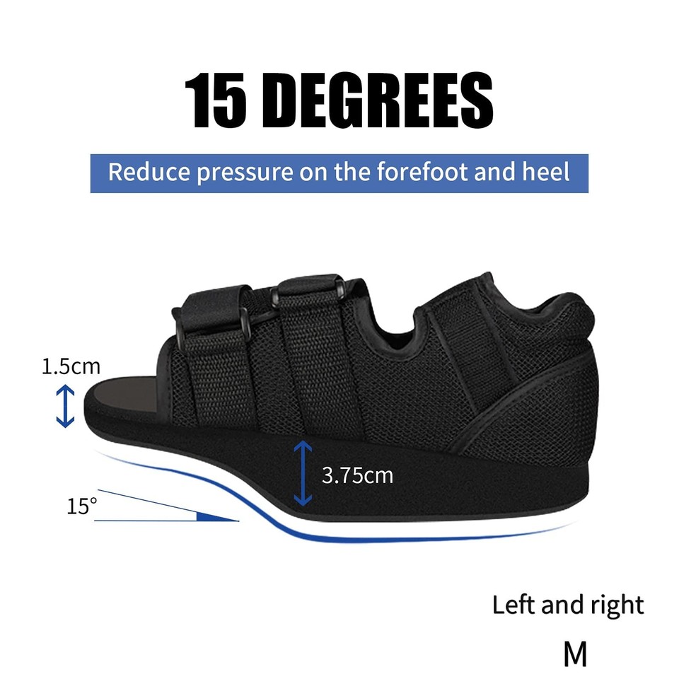 Offloading Post Op Shoe Forefoot Orthowedge Foot Shoes for Broken Toe ...