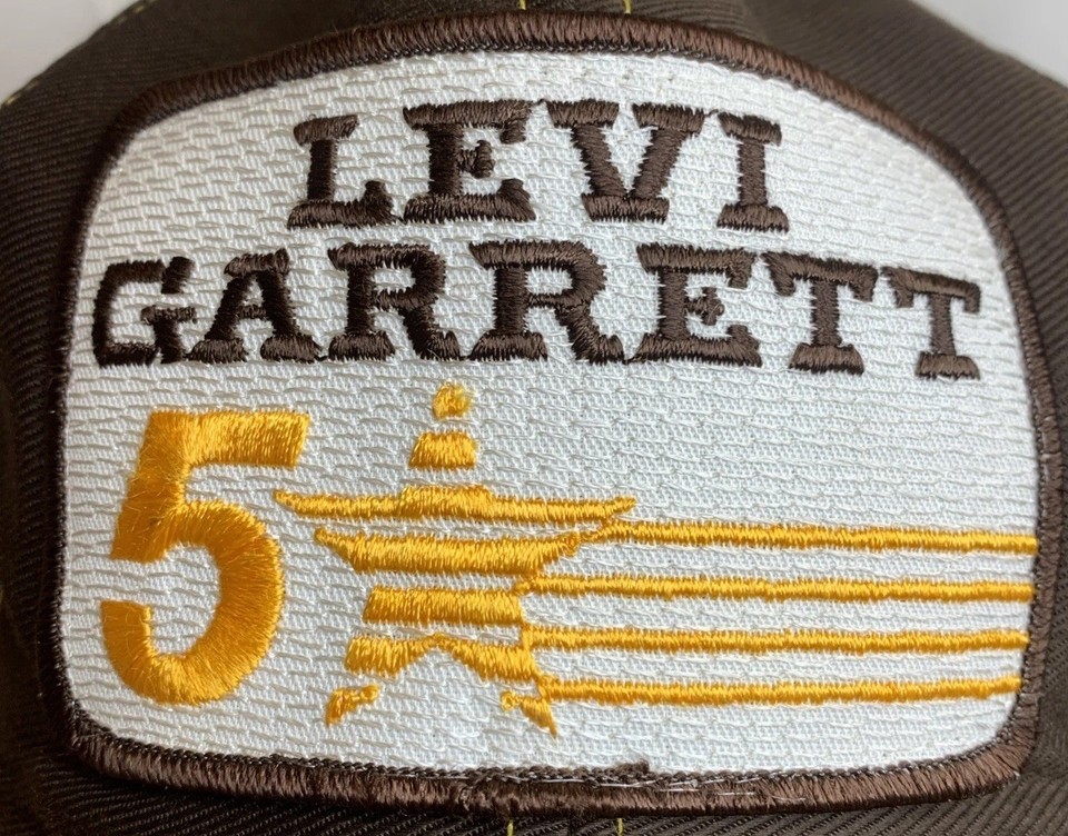 Levi Garrett 5 Star Vintage Three Stripe Large Patch SnapBack Trucker ...