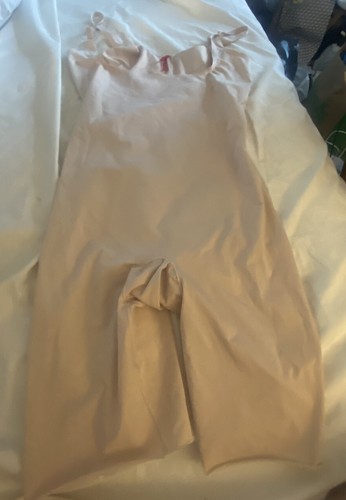 SPANX Open Bust Suit Beige Large Perfect | eBay
