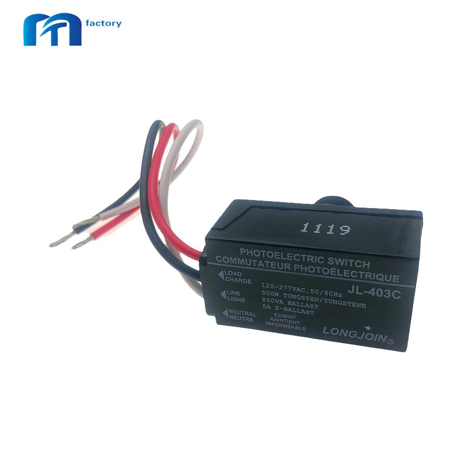 Swivel Photo Cell Light Control Photocell Sensor 120~277V Dusk Dawn ...