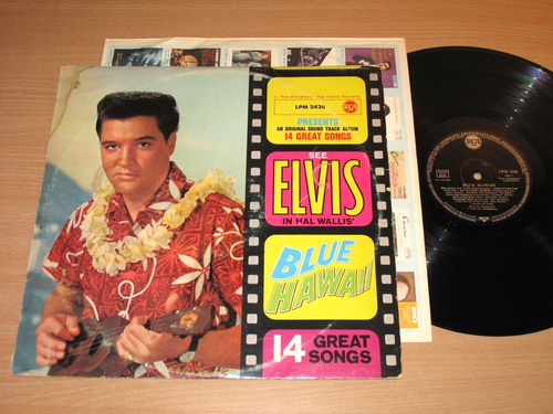 Elvis Presley LP - Blue Hawaii / German LPM 2426 Mono Rare Press in ...