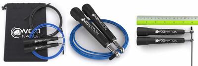 WOD Nation Speed Jump Rope - Blazing Fast Jumping Ropes - Endurance ...