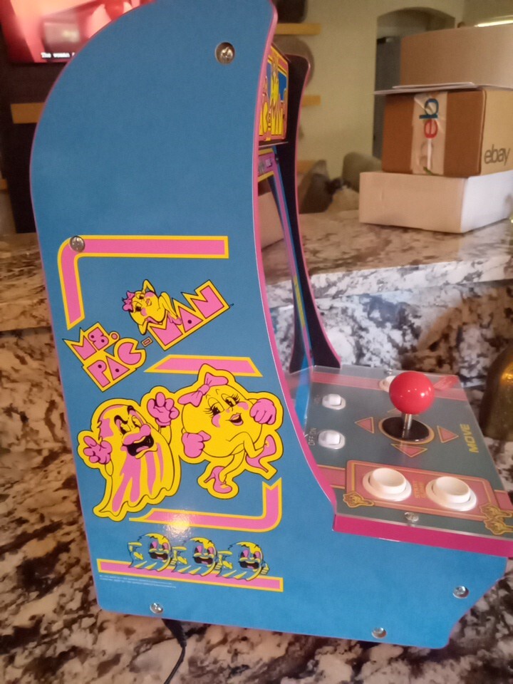 Arcade1up Ms. PAC-MAN Classic Arcade Game - MSP-A-300520 195570019856 ...