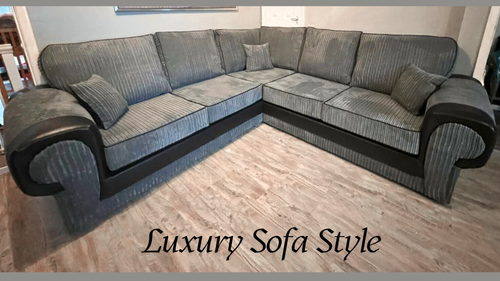 Tango Jumbo Cord Luxury and Stylist 2C2 Fabric Corner Sofa /New SALE ...