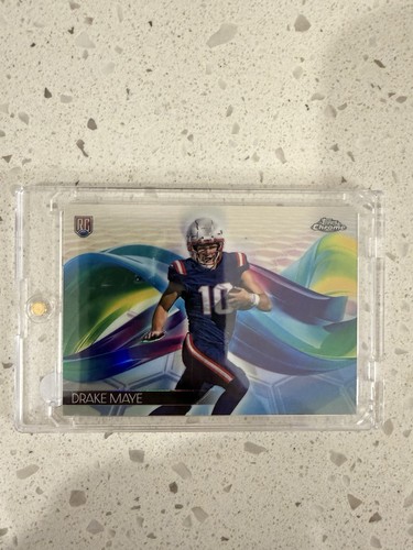 Drake Maye RC Helix SSP Case Hit #H-9 2024 Topps Chrome Football ...
