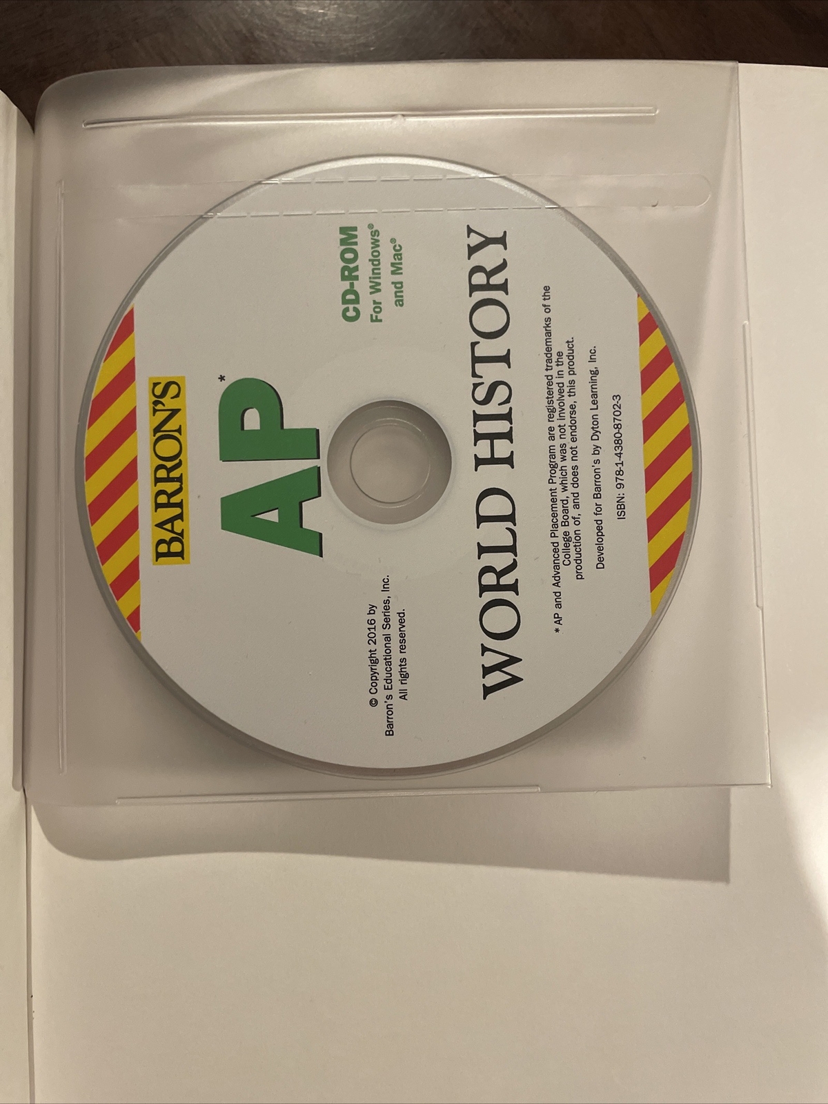 Barron's AP World History with CD-ROM by John McCannon (2016, Trade ...