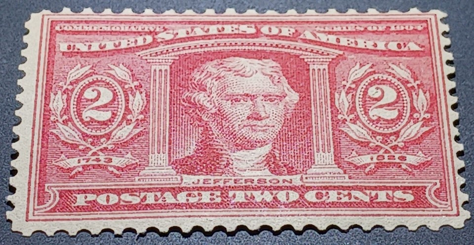 1904 US Stamp #324 Jefferson 2c Unused Mint MNHOG - F/VF CV=$20/35+ | eBay