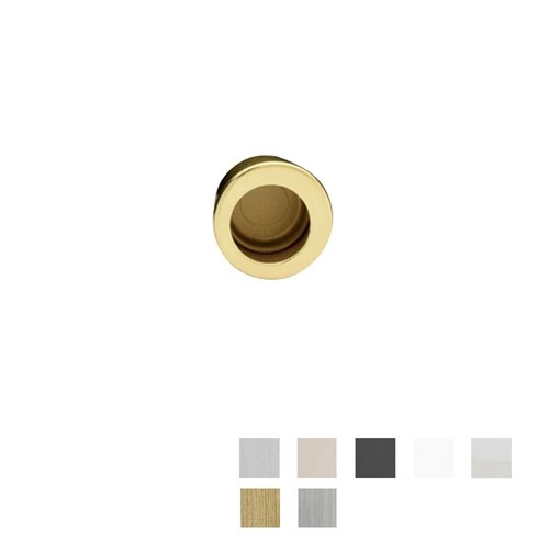 Manital ART56 Sliding Door Round Edge Pull Satin Brass 56-OSO | eBay ...