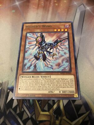 Yugioh - Raider's Wing (Rare) (1st Edition) - MP21-EN166 (P) | eBay
