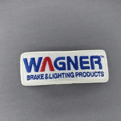 Wagner Brake & Lighting Products 4"x1.5" Tab Advertising Patch | eBay