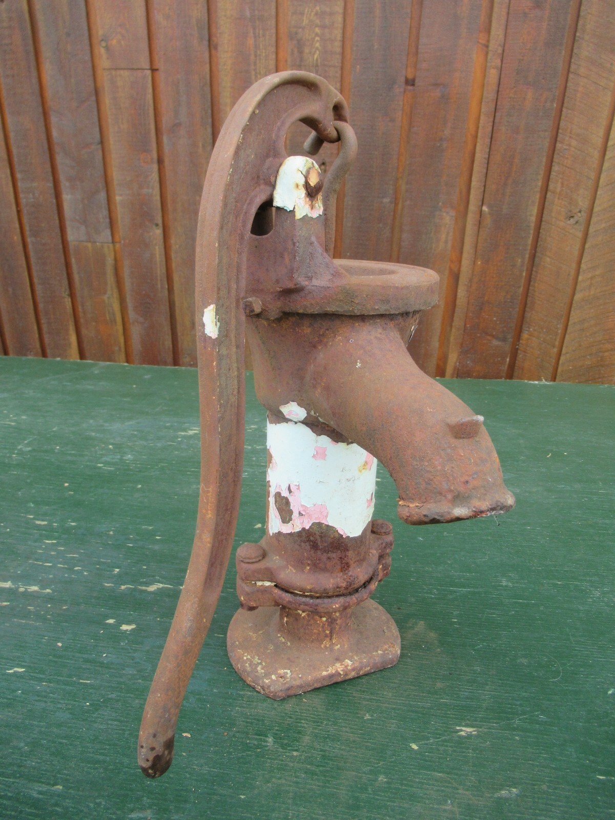 VINTAGE Cast Iron Hand WATER PUMP Measure 17" High Signed BEATTY | eBay