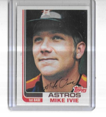 1982 Topps #734 Mike Ivie Houston Astros | eBay