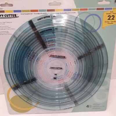 Curvy Cutter Cutter Bee Craft Accessory Round Circle 4 Pieces Templates ...