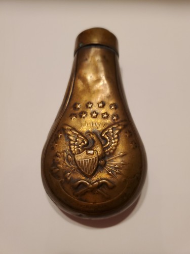 Civil War 1849 Pocket Colt Eagle Powder Flask | eBay