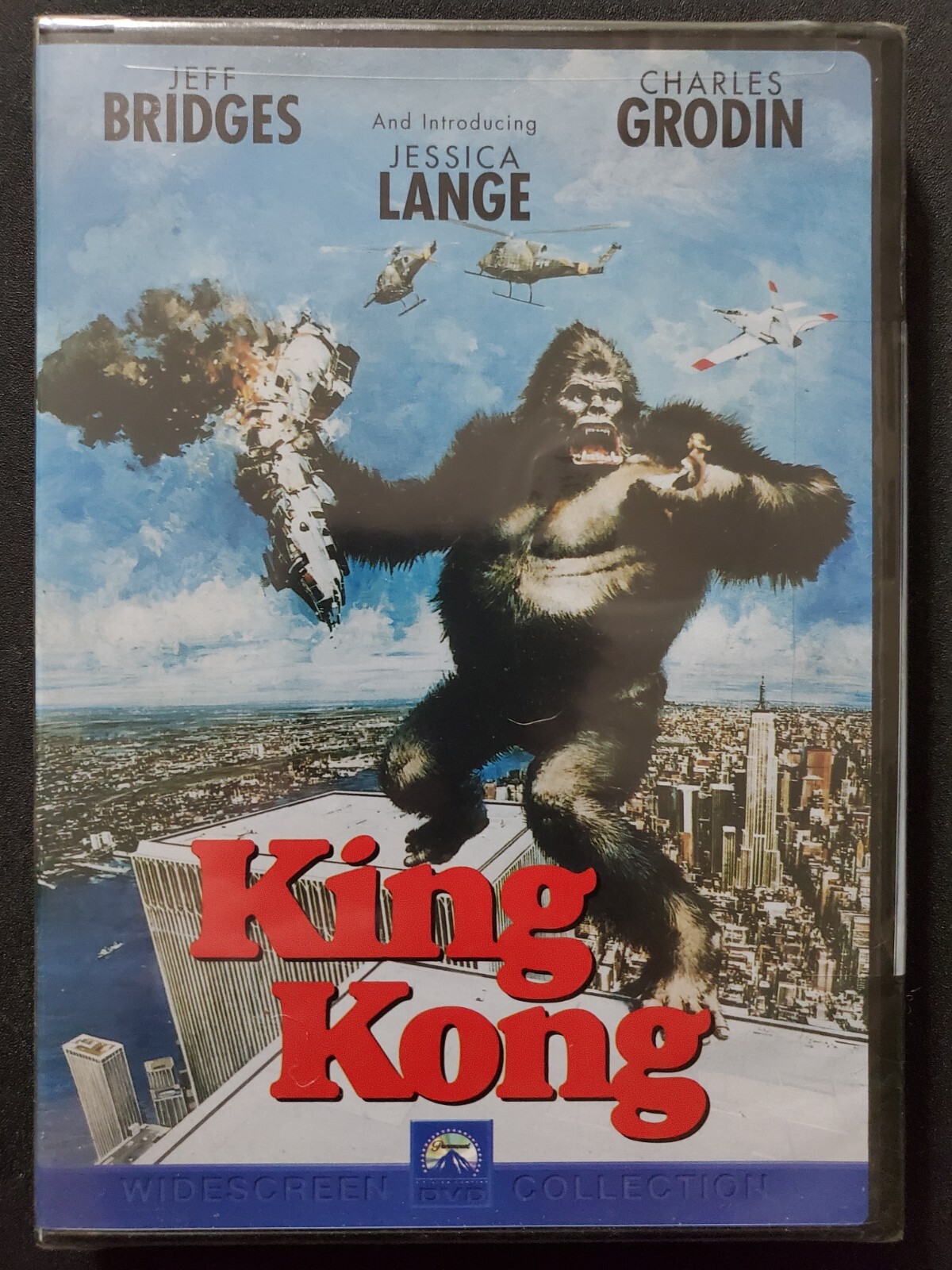 King Kong DVD Jeff Bridges, Jessica Lange 1976 Twin Towers Cover NEW ...