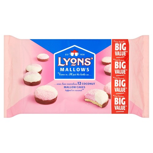 12 x Lyons Coconut Mallows Delights 12 X (12 X 250G) 72417140969 | eBay