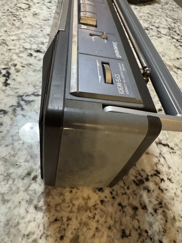 Vintage Sony Sound Rider Dual Cassette Stereo Boombox Multi-Colored CFS ...