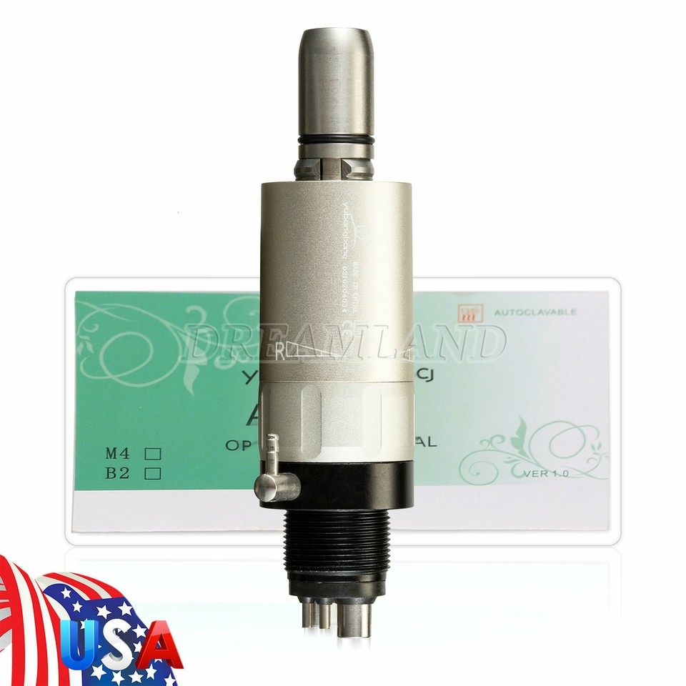 NSK Style Dental Slow Low Speed Straight Nosecone Air Motor Handpiece 4 ...