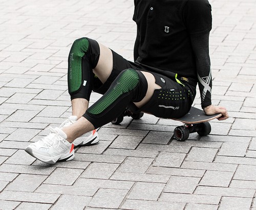 Rockbros Bicycle Cycling Crash Knee Pads Sport Breathable Long Leg ...