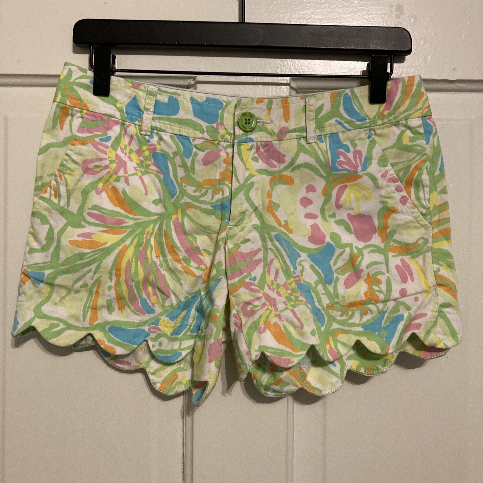 Lilly Pulitzer Buttercup Shorts Elephant Ears Size 00… - Gem