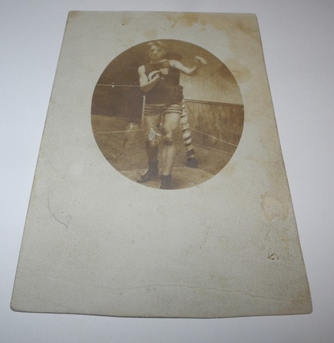 Vintage Boxing Advertising Ephemera Trade Card Photo Postcard Champion ...