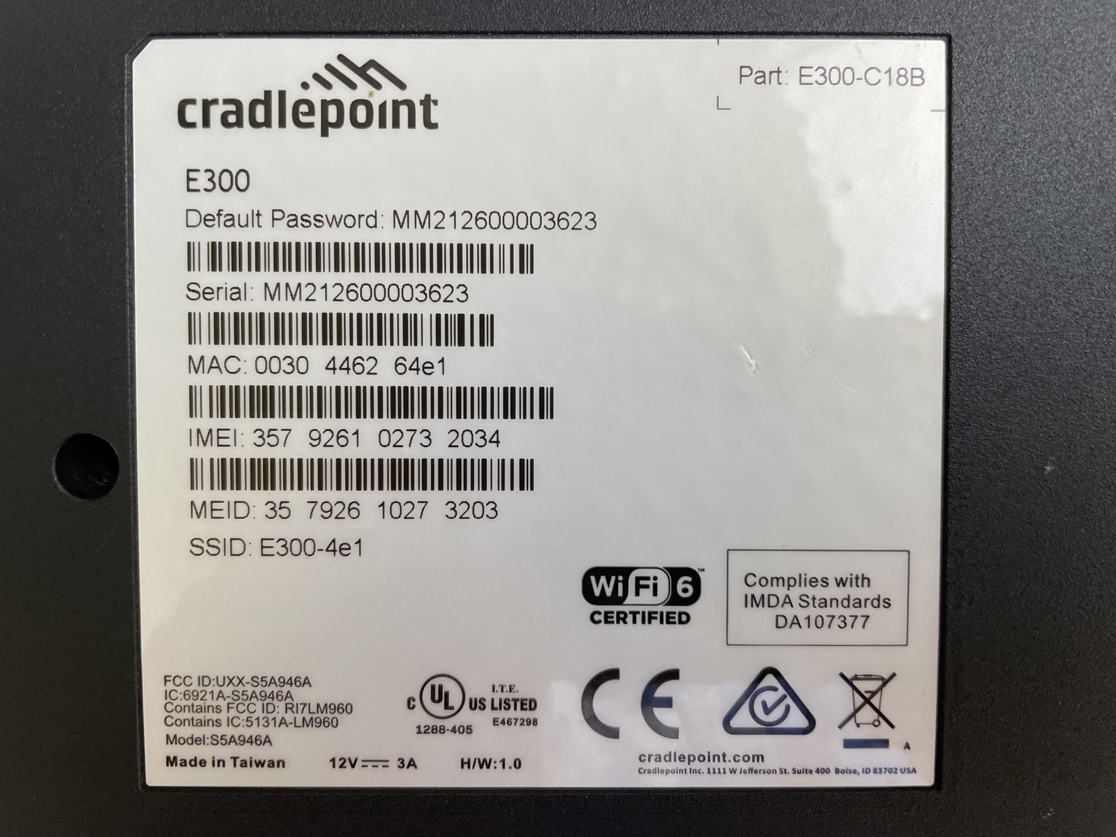Cradlepoint E300-C18B Series 5G Enterprise Router Bundle | eBay