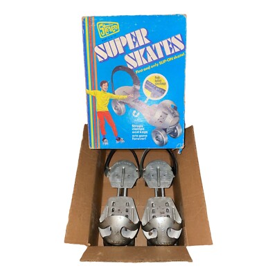 Steven Super Skates 1973 Over The Shoe Roller Skates Push Button Change ...