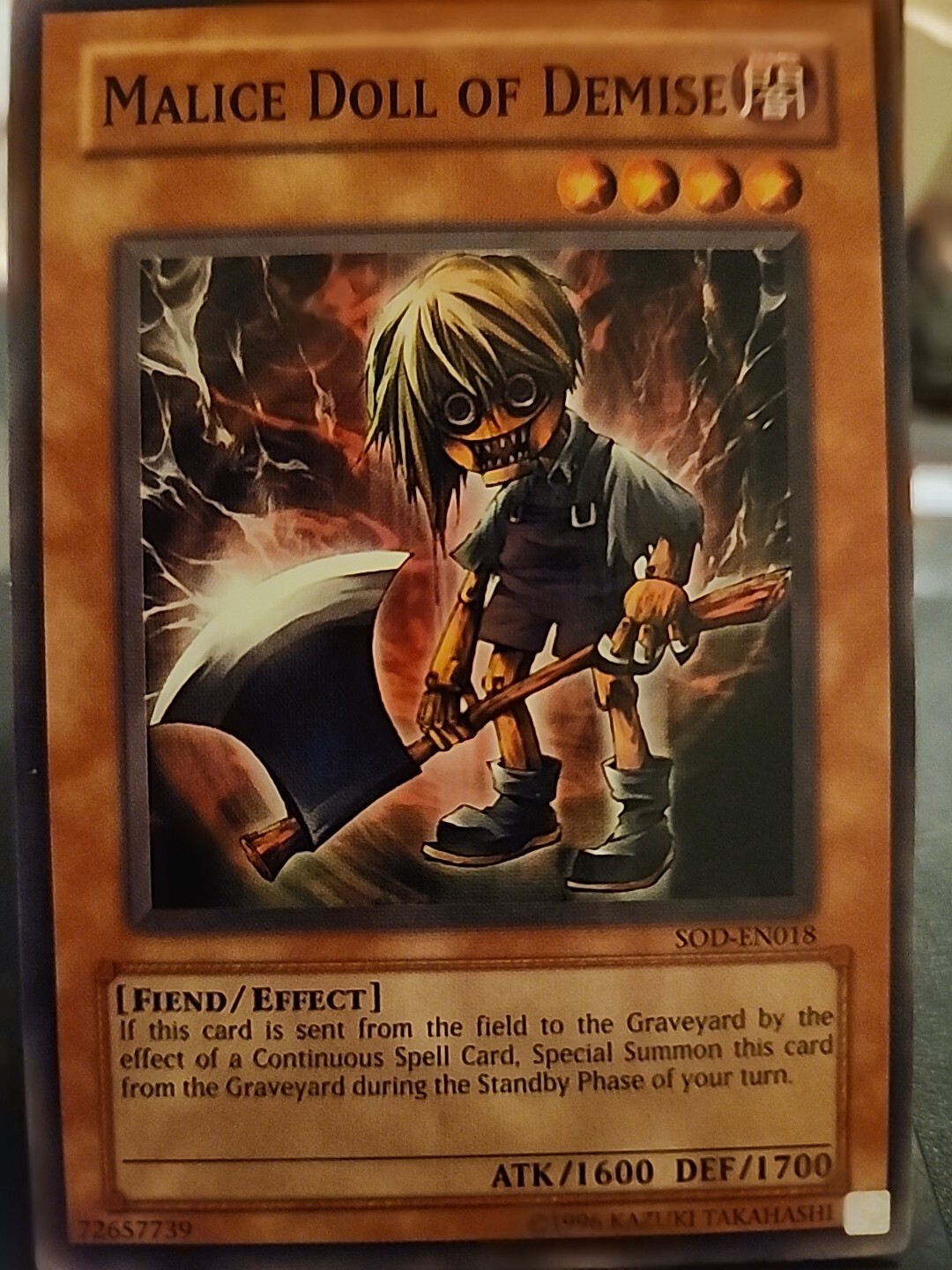 Malice Doll of Demise - Yugioh Dark Monster - Vintage | eBay