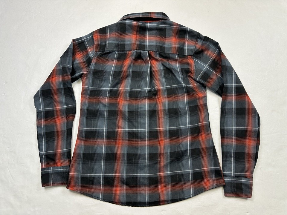 Dixxon Women's Medium 120 Grey And Orange Flannel | eBay