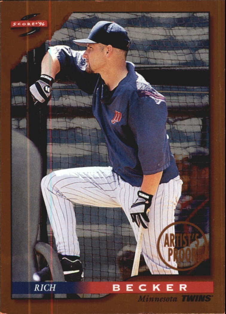 1996 SCORE DUGOUT COLLECTION ARTIST'S PROOFS #A2 RICH BECKER | eBay