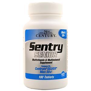 21st Century Sentry Senior Men's 50+ 100 tabs | eBay