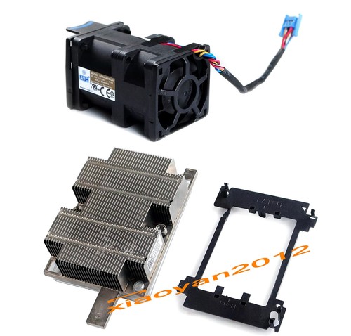 New For Dell R440 2nd CPU Upgrade Kit Heatsink 01CW2J Fans 0NW0CG Cage ...