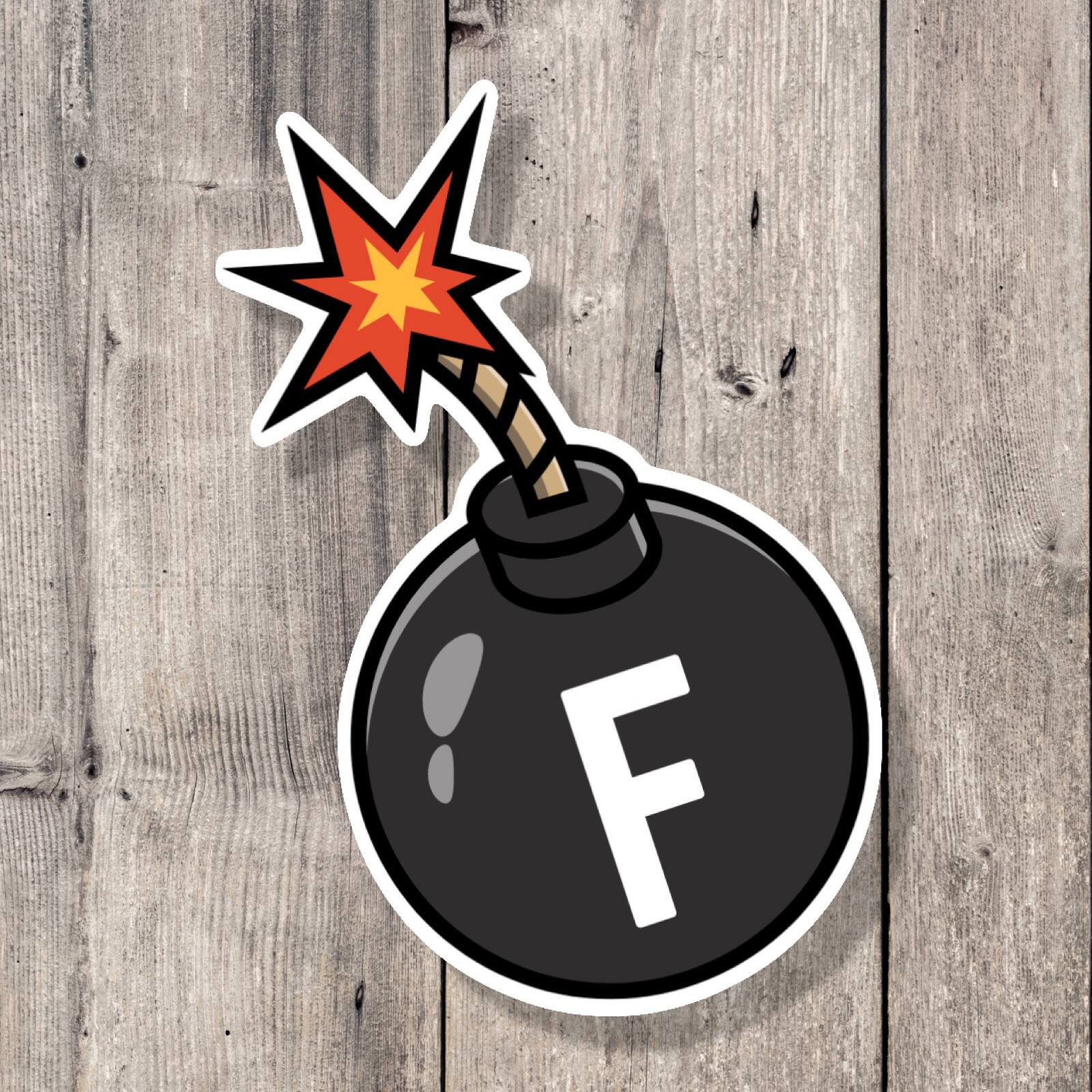 F-Bomb Sticker | Rude Humor Decal | Funny Car Sticker | Adult Content ...