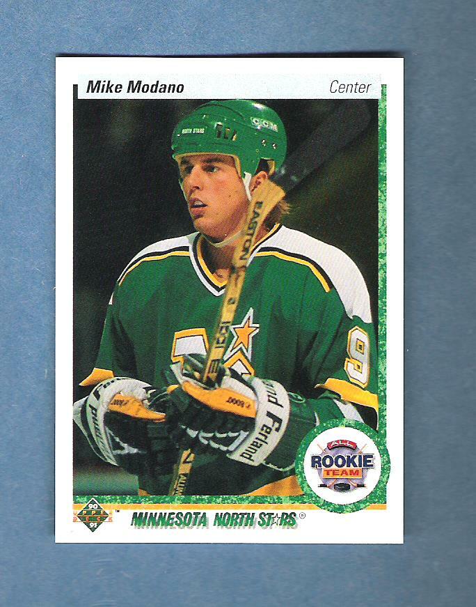 MIKE MODANO 1990-91 Upper Deck All Rookie Team #346 Minnesota North ...