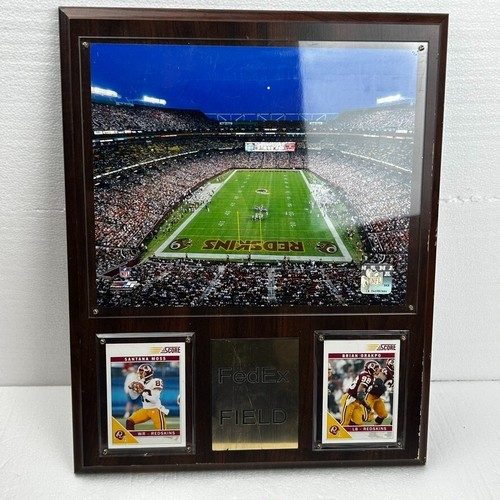 Washington Commanders FedEx Field Commemorative Frame With Two Card ...