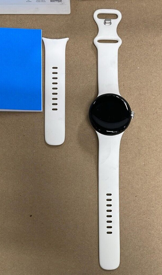 Excellent Google Pixel Watch 41mm Polished Silver Stainless WiFi ...