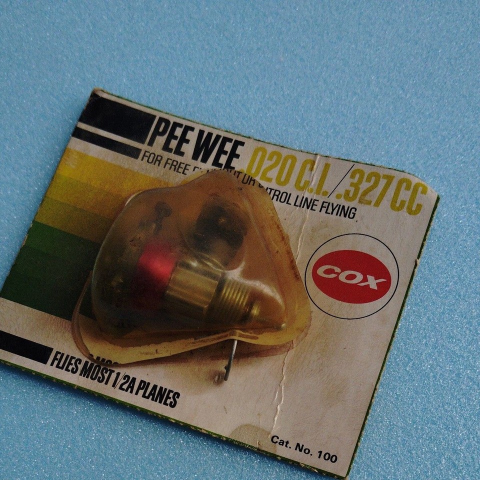 COX PEE WEE .020 C.I./.327 CC Engine for Model Aircraft | eBay