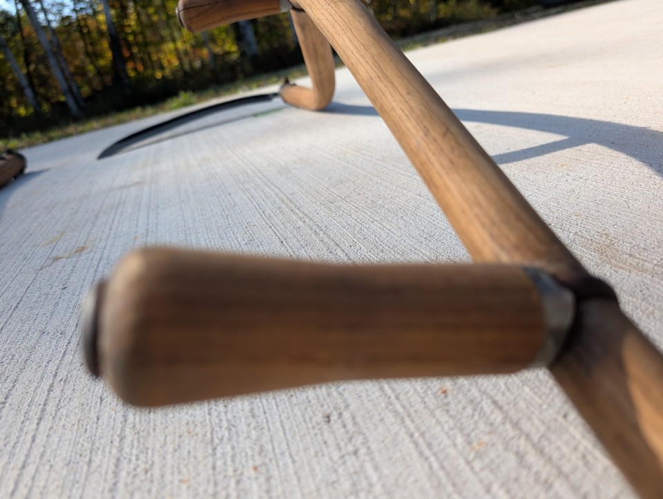 WI Barn Antique Vintage Scythe Sickle Reaper Snathe 62" Handle, 19 ...