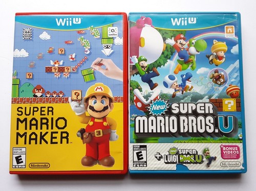 Super Mario Bros. U / Super Luigi and Super Mario Maker lot of 2 ...
