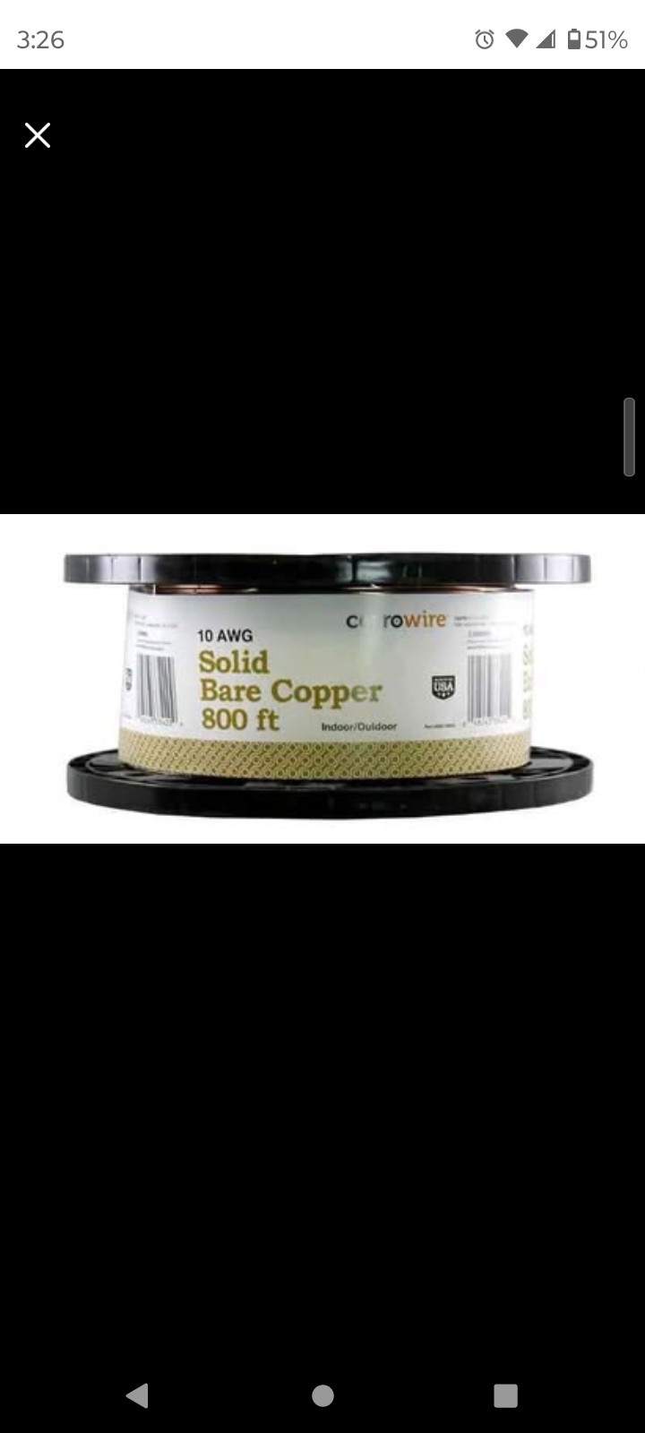 Cerrowire 10 AWG Gauge Solid Bare Copper Ground Wire 800ft ⭐NEW⭐ | eBay