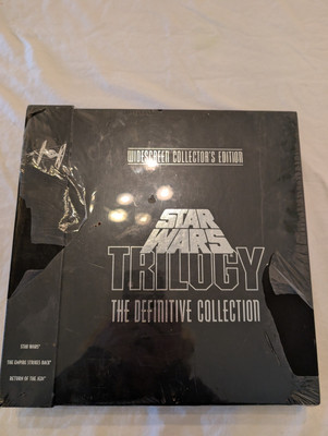 STAR WARS TRILOGY - THE DEFINITIVE COLLECTION 9-Laserdisc BOXED SET ...
