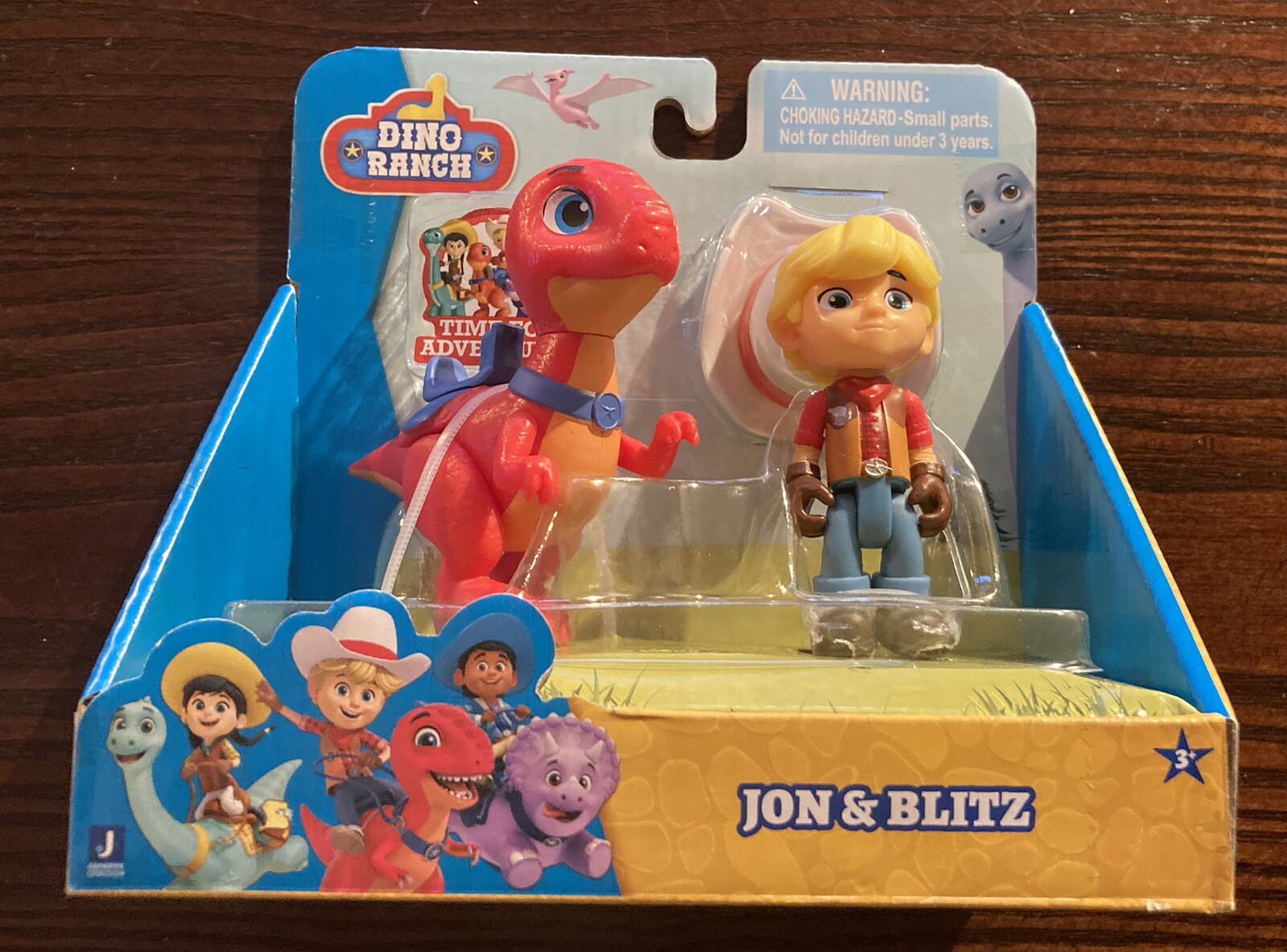 NIB Jazwares Dino Ranch Jon and Blitz 2-Pack Action Figure Toy | eBay