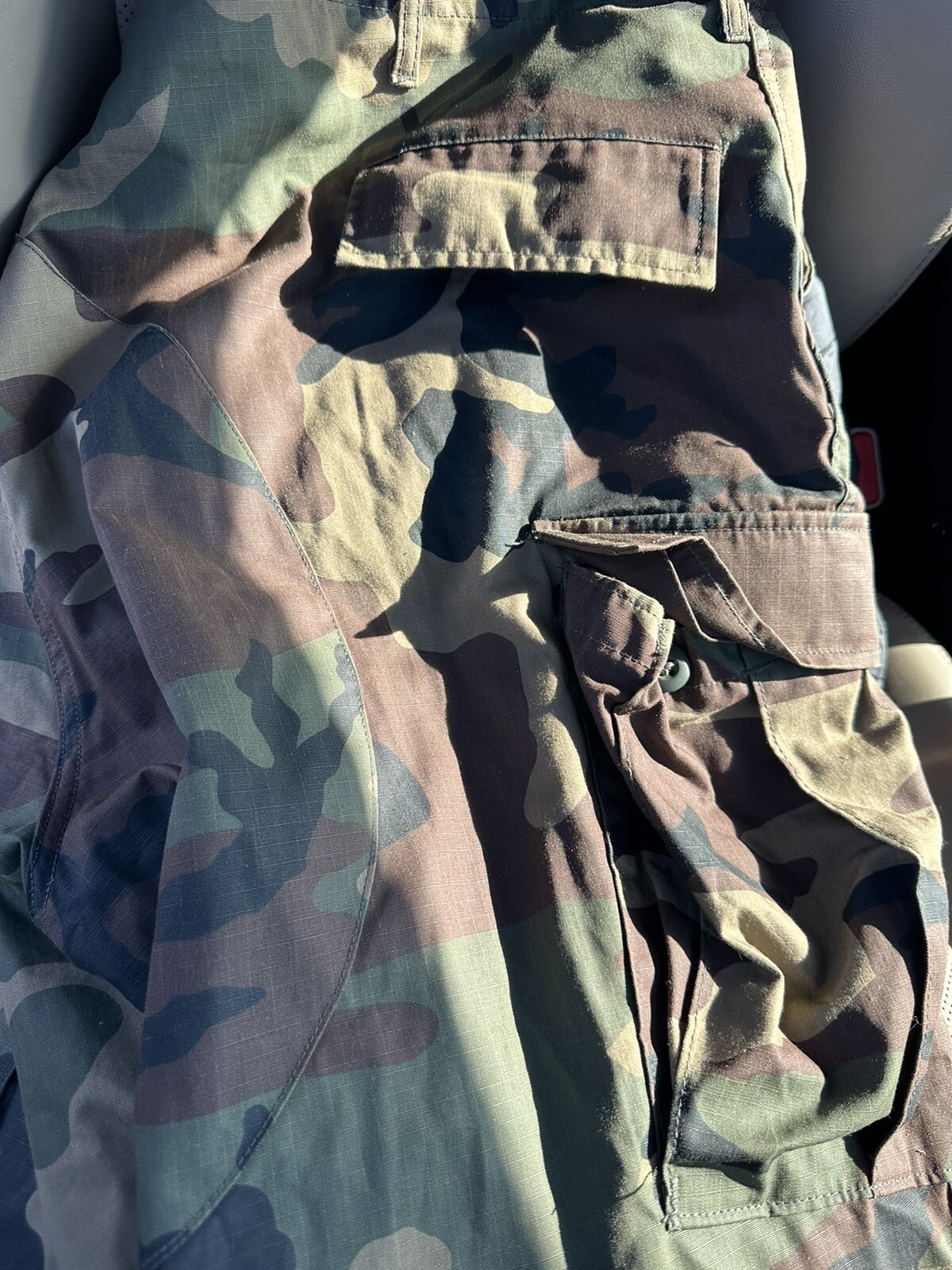 2 US Military BDU Woodland Camo 2XL Reg Cargo Combat Trouser Pants ...