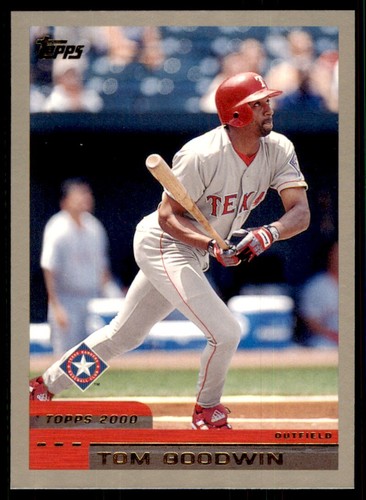 2000 Topps Baseball Card Tom Goodwin Texas Rangers #183 | eBay