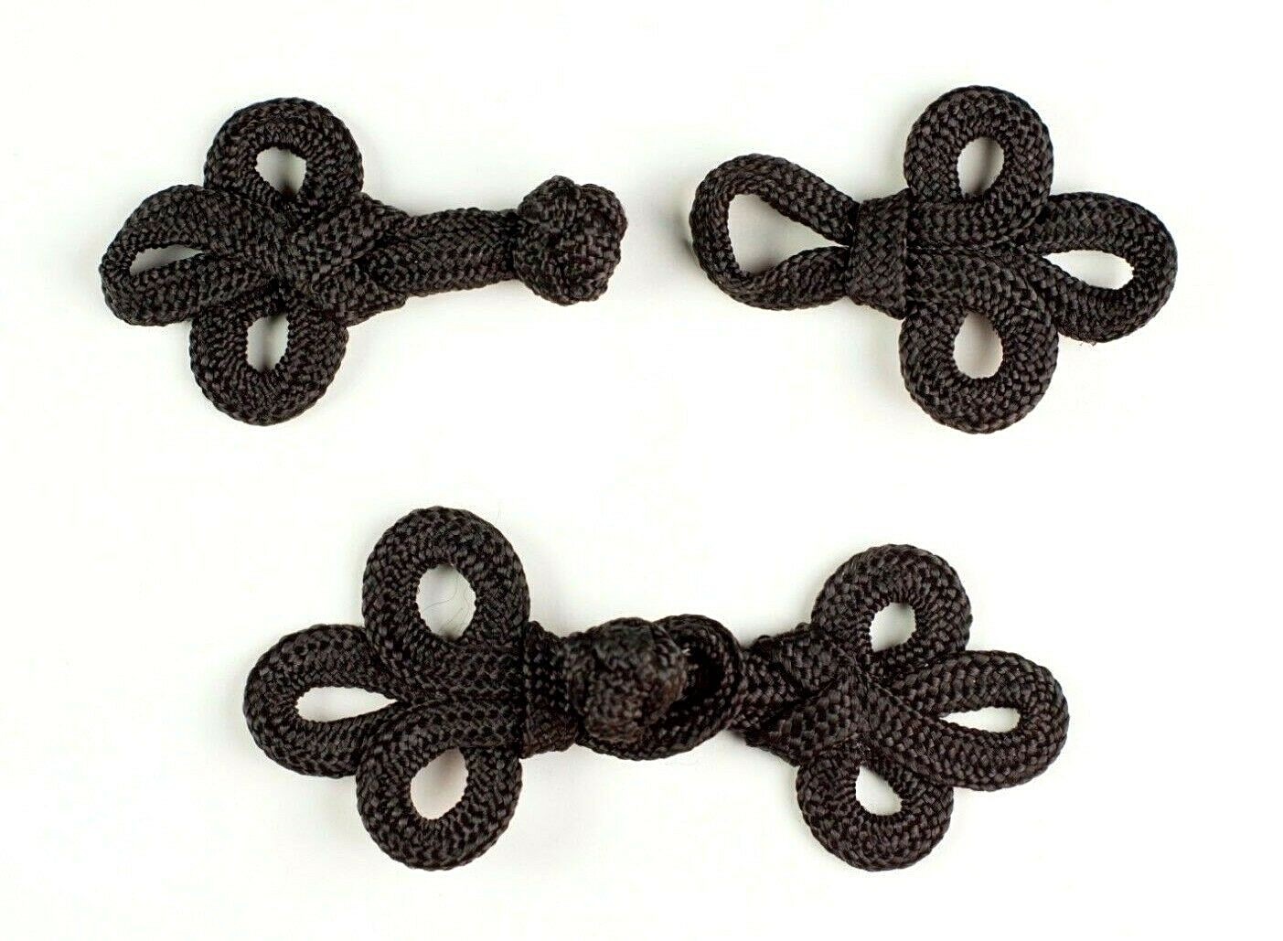 10 Pairs Large Black Chinese Knot Buttons Frog Fasteners - Sewing | eBay UK