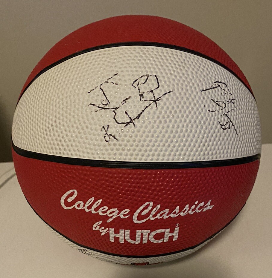 1992-93 IU INDIANA UNIVERSITY HOOSIERS TEAM SIGNED AUTOGRAPH BASKETBALL ...