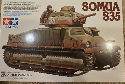 Tamiya 35344 1/35 French Medium Tank SOMUA S35 ( started) | eBay