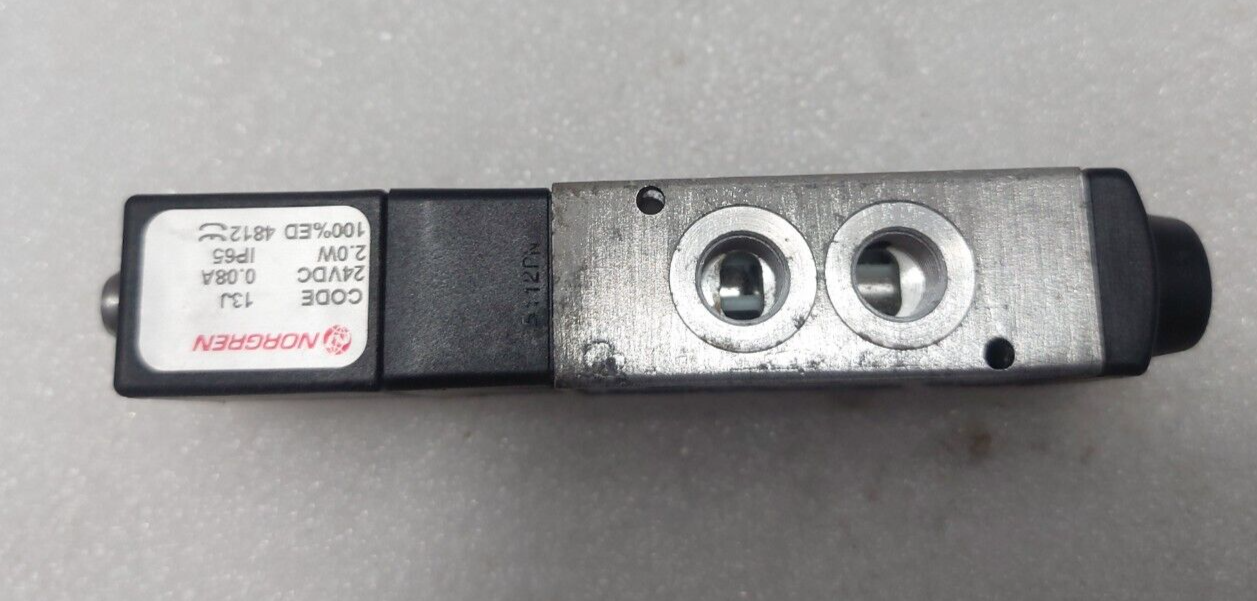 Norgren V60A417A-A3 Solenoid Inline Valve Code 13J 24VDC 0.08A | eBay UK